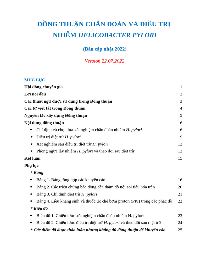 Hướng dẫn H. pylori - VNAGE 2022 - Bản rút gọn làm booklet A5 Ver.29.07 ...