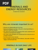 Minerals and Energy Resources Final | PDF | Rock (Geology) | Minerals
