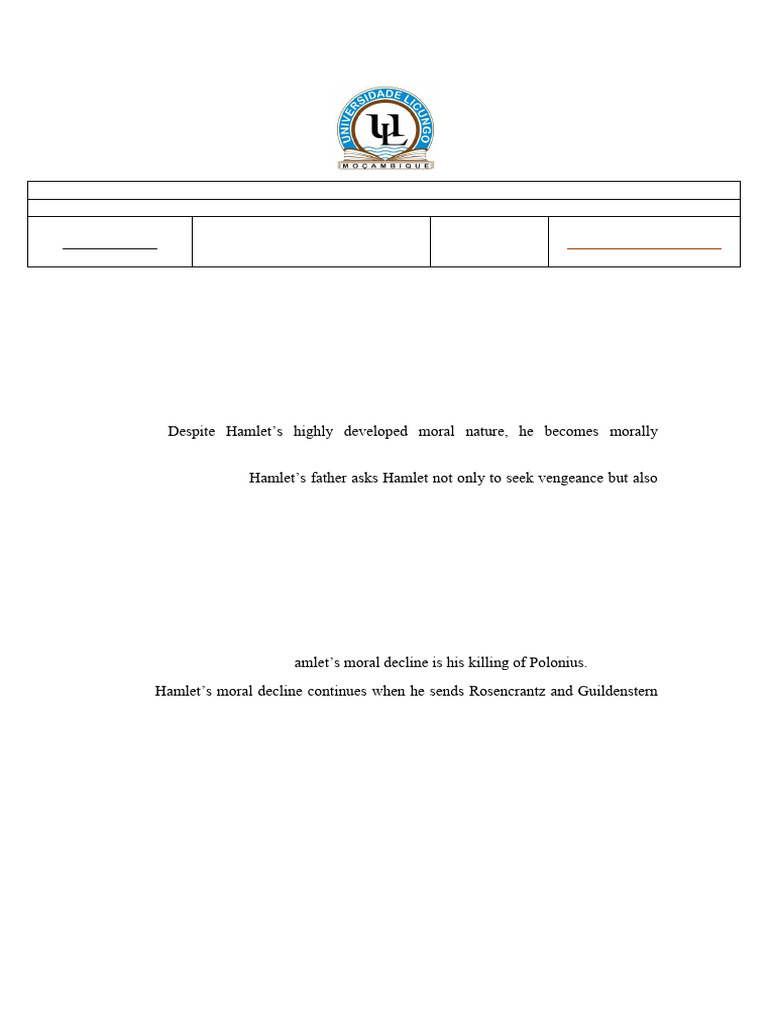 What Does An Outline Look Like | PDF | Hamlet | Essays