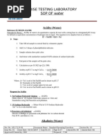 Silica Testing Method in Water | PDF | Spectrophotometry | Acid