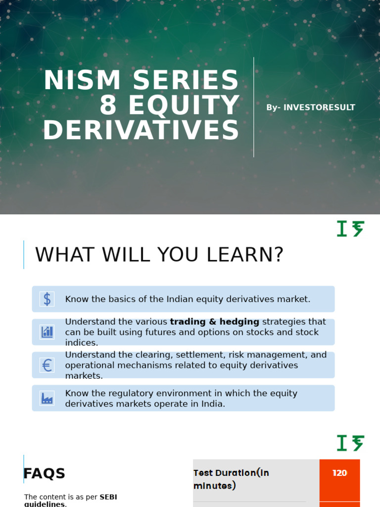 NISM Equity Derivatives | PDF