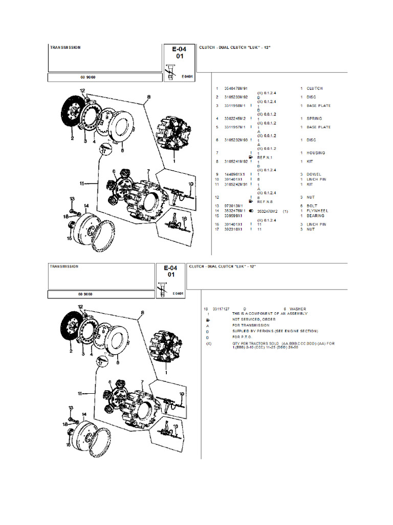 Landini 9060 - Parts Catalog | PDF