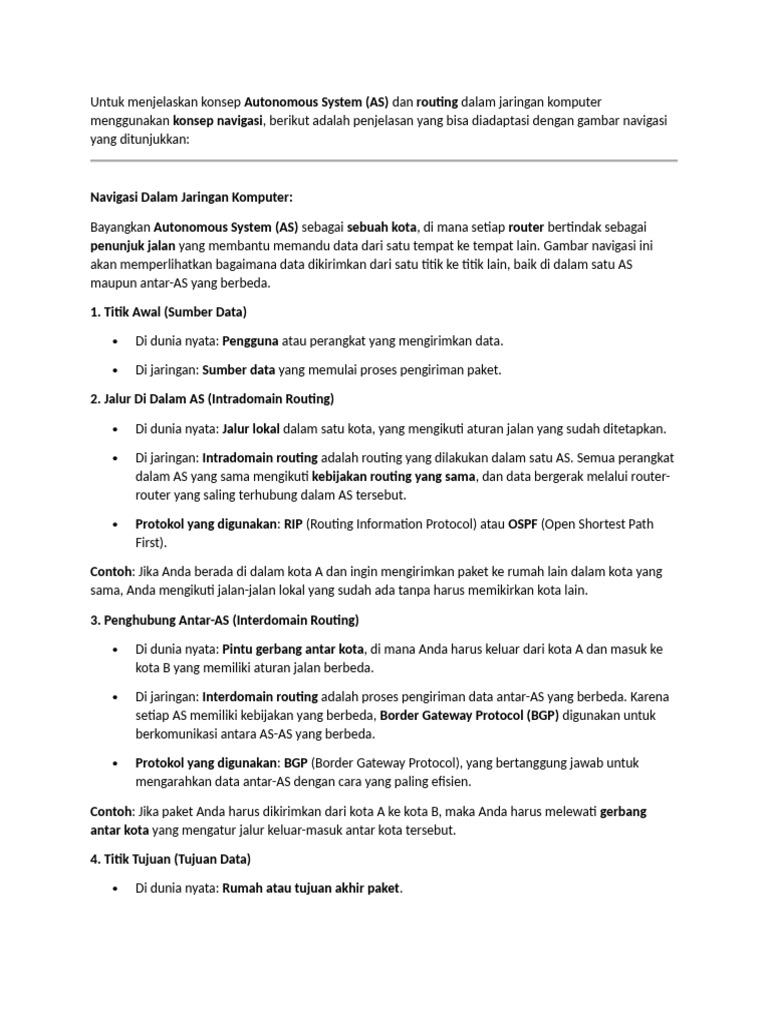 Konsep Autonomous System Pdf