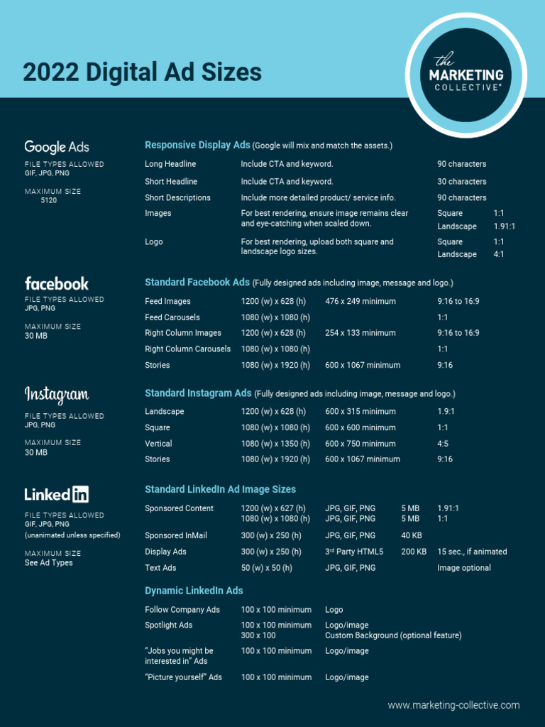 2022 Digital Ad Sizes - SOURCE FILE | PDF | Digital Technology | Computer Graphics