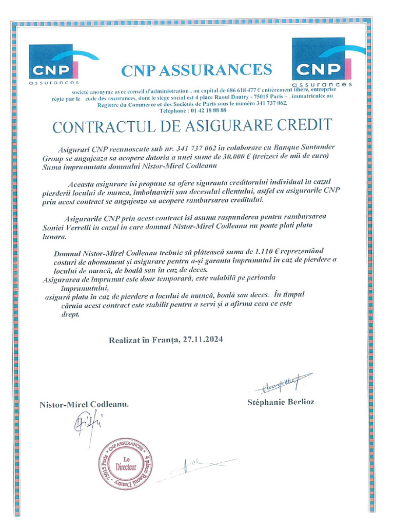 Asigurare Credit | PDF