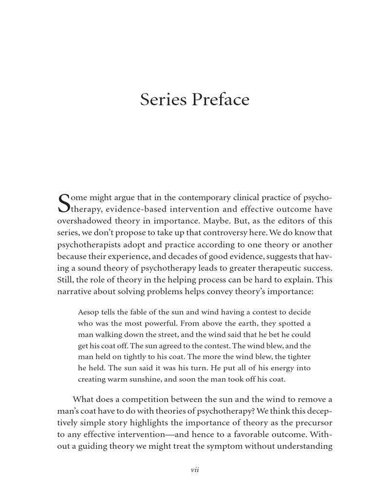 Cognitive Behavioral Therapy Series Preface and Intro Sample | PDF ...