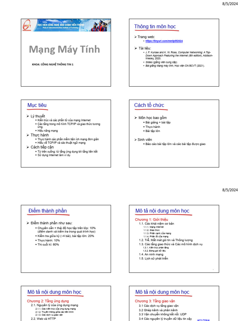 0 - Gioi Thieu Mon Hoc | PDF