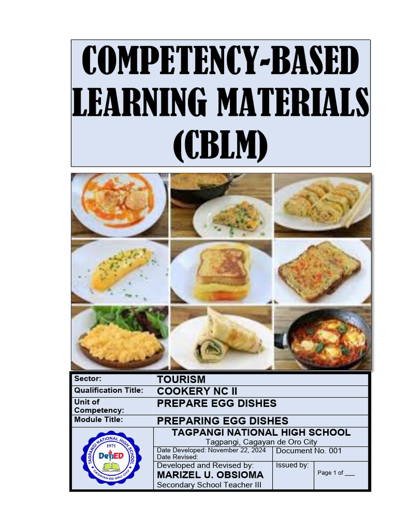 01 Cblm-Lo2-Obsioma | PDF | Sauce | Cooking