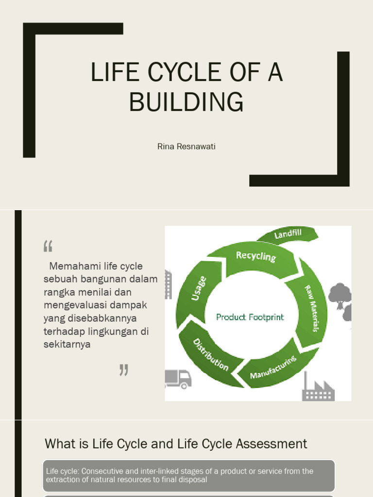 Week11 Life Cycle of A Building | PDF