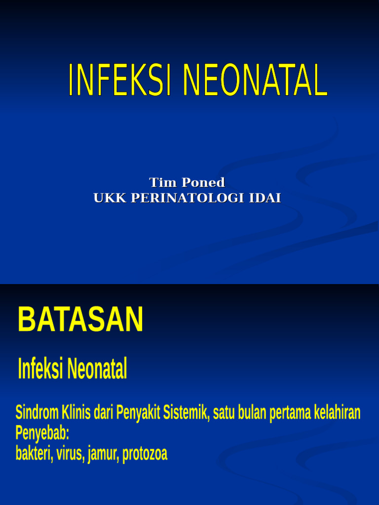 Manajemen Sepsis Neonatorum pada Bayi | PDF
