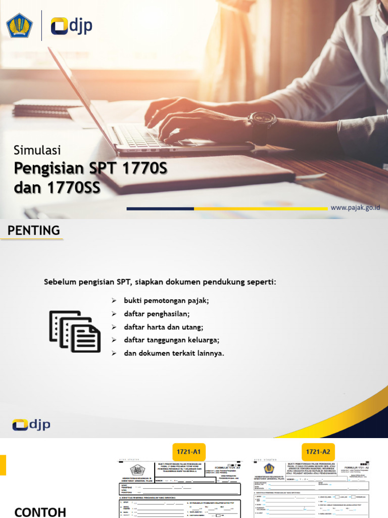 Simulasi Efiling 1770S Dan 1770SS | PDF