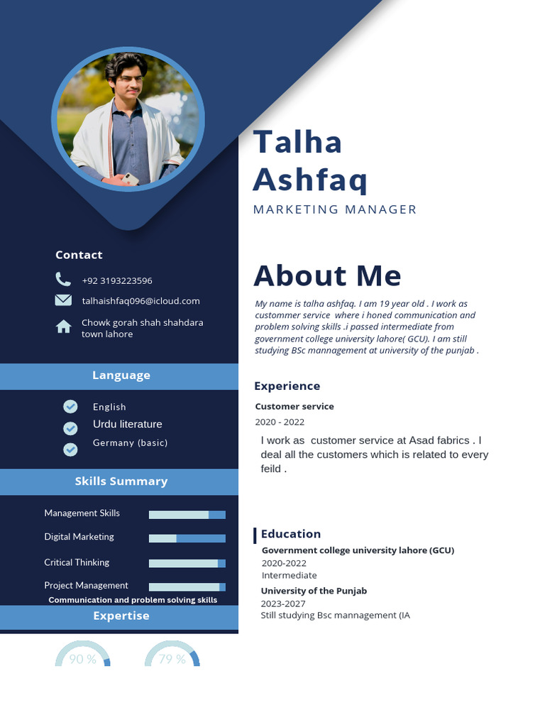 Blue Modern Resume | PDF