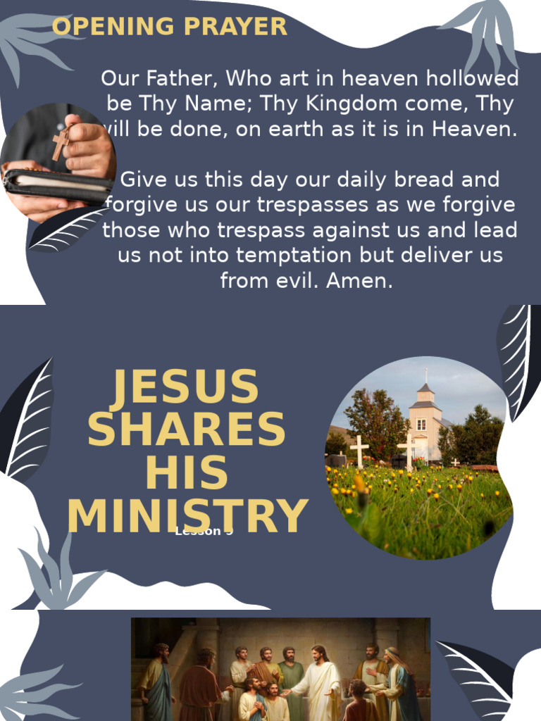 Jesus Shares His Ministry | PDF | Priest | Pope