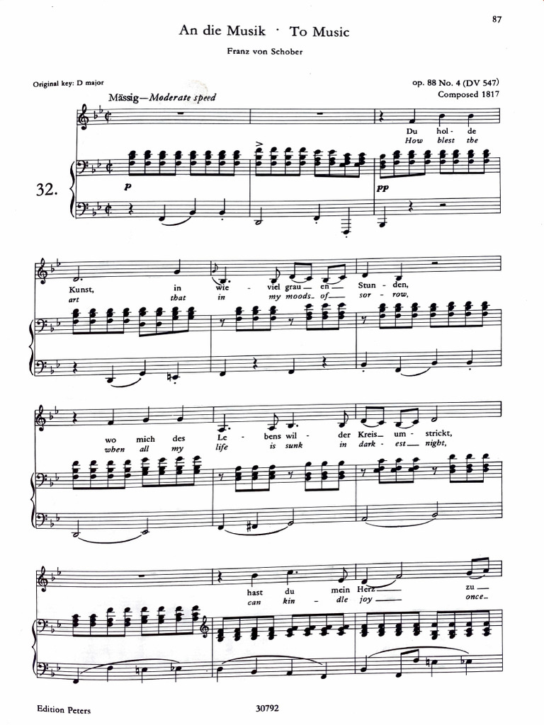 To Music For Low Voice | PDF