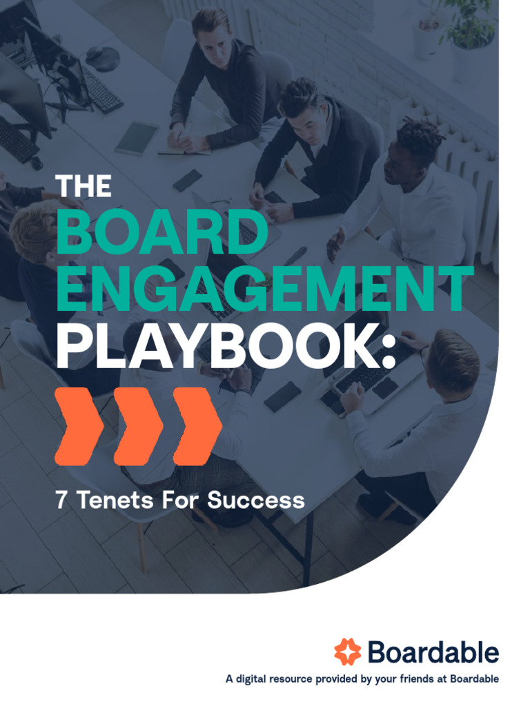 Board Engagement Playbook | PDF
