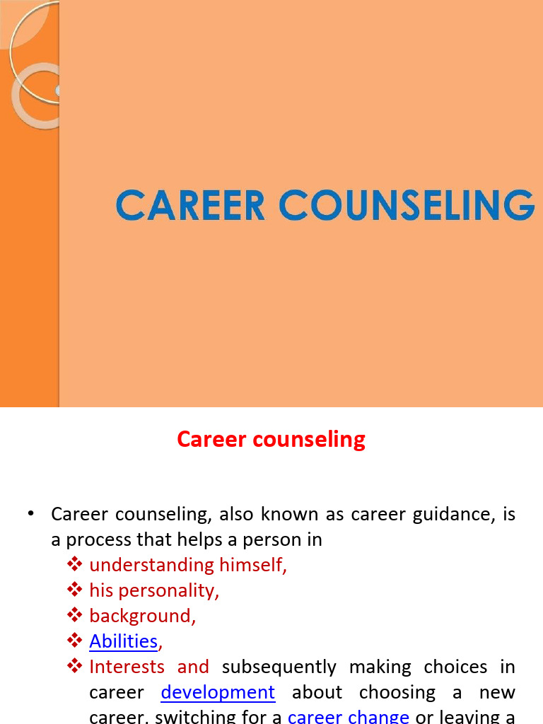 Career Counselling Pdf