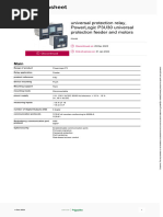 PowerLogic P3U30 Relay Specs Guide | PDF | Relay | Sustainability