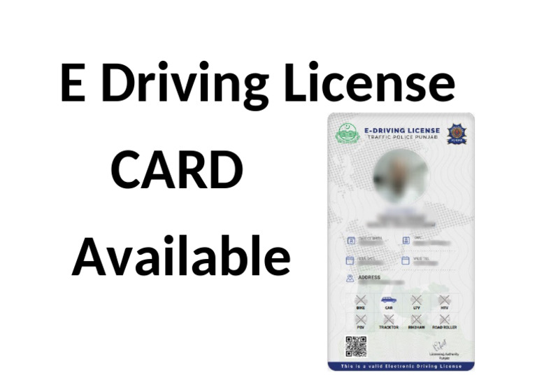 E Driving License | PDF