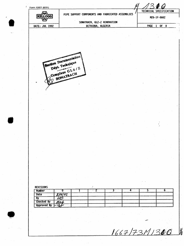 M26-1F-6662 Pipe Support Components and Fabricated Assemblies | PDF ...
