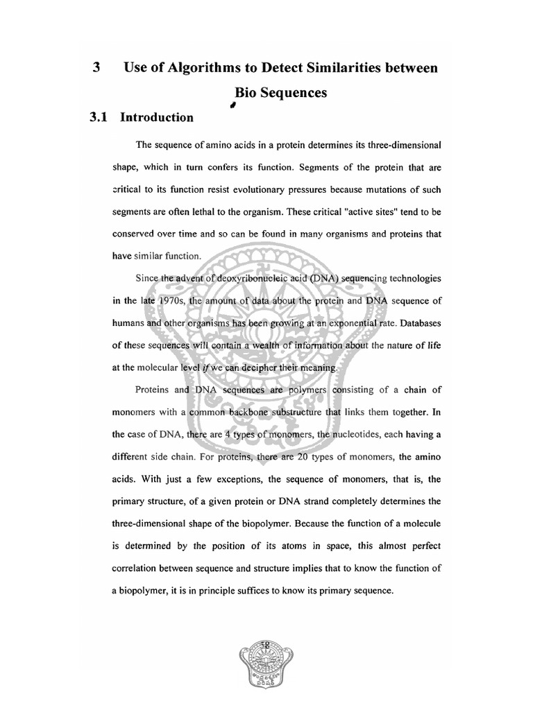 10 - Chapter 3 | PDF | Nucleic Acid Sequence | Sequence Alignment