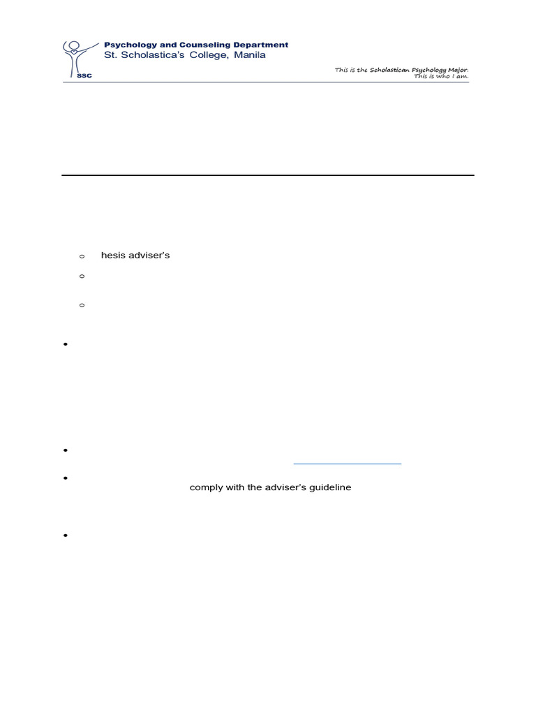 Thesis Adviser Application Form | PDF
