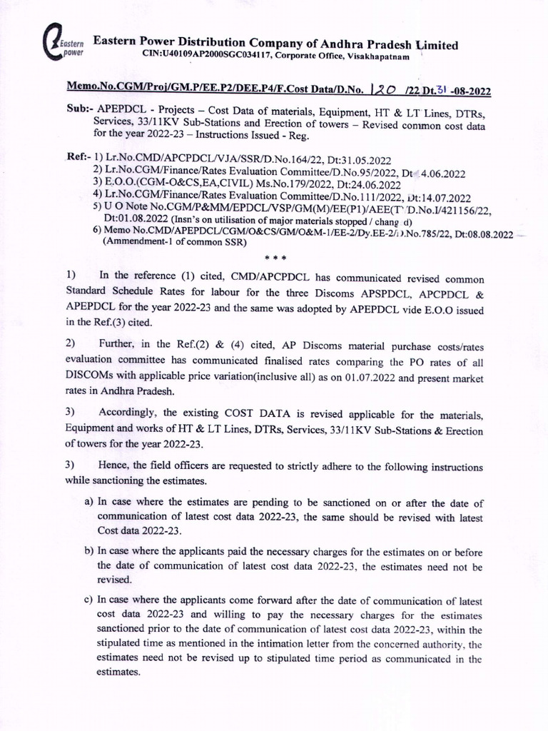 AP Cost Data 2023-2024 | PDF | Insulator (Electricity) | Screw