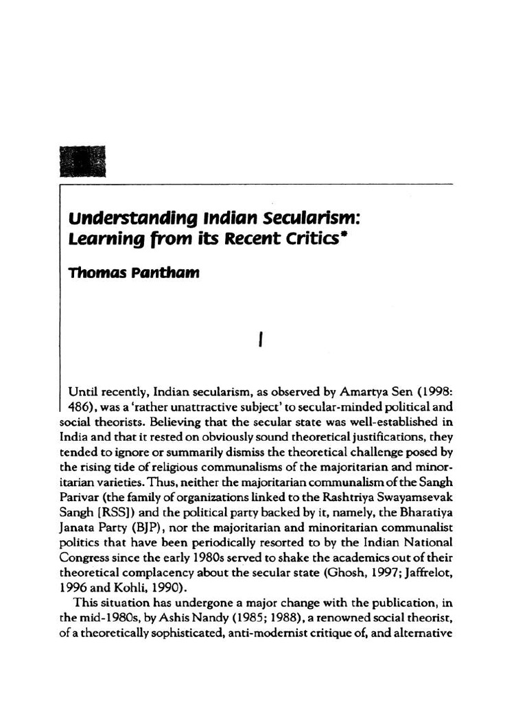 Secularism | PDF | Secularism | Mahatma Gandhi Secularism | PDF | Secularism | Mahatma Gandhi