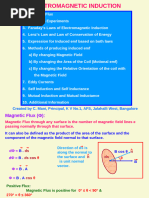 Class 12 Electromagnetic Induction Formulas | PDF