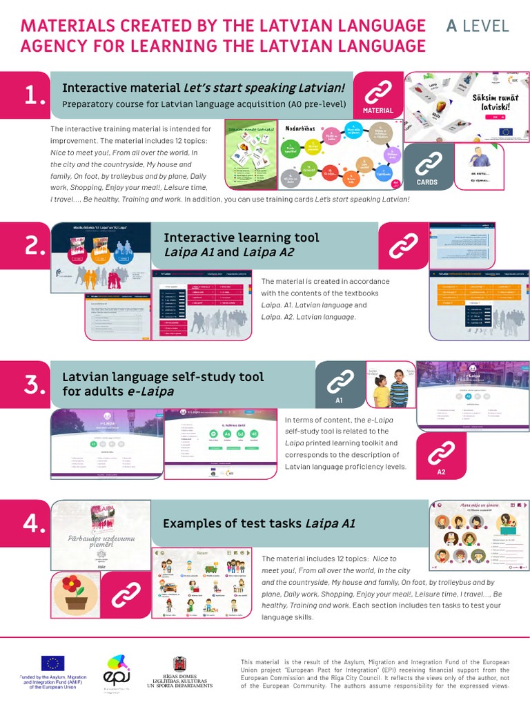e-Laipa: Interactive Latvian Learning | PDF | Adverb | Adjective