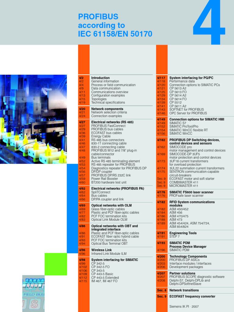 04 Profibus | PDF | Programmable Logic Controller | Input/Output