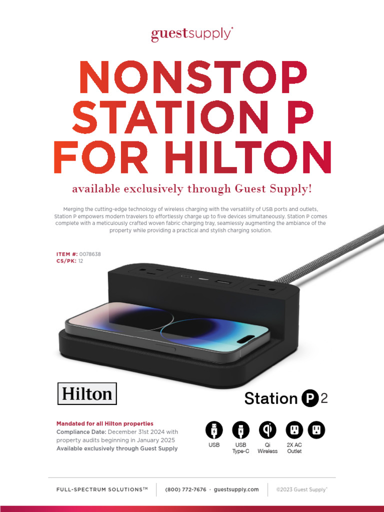 NonStop Station P For HiltonPinCopyPrint - r3 | PDF | Usb | Smartphone