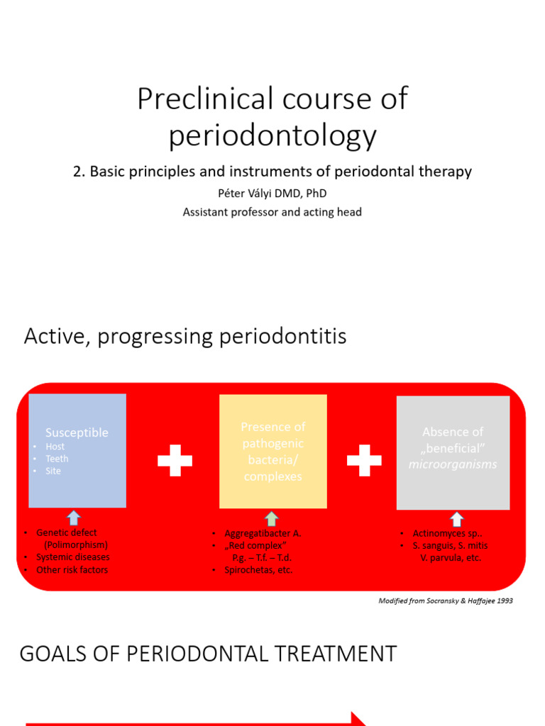 PE 1-2 Basic Principles and Instruments of Periodontal Therapy | PDF ...