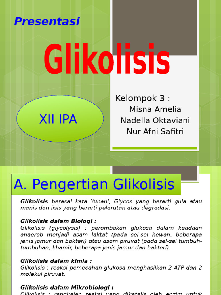 Glikolisis PPTX | PDF