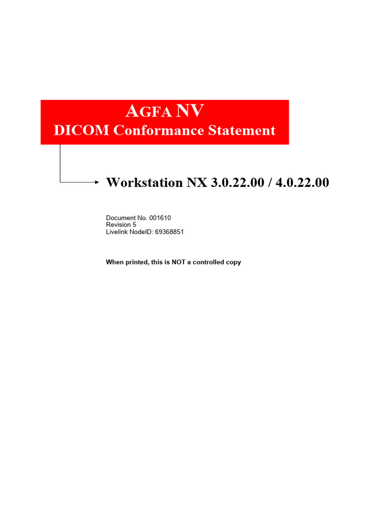 DICOM Conformity Statement | PDF | Information Retrieval | Computing