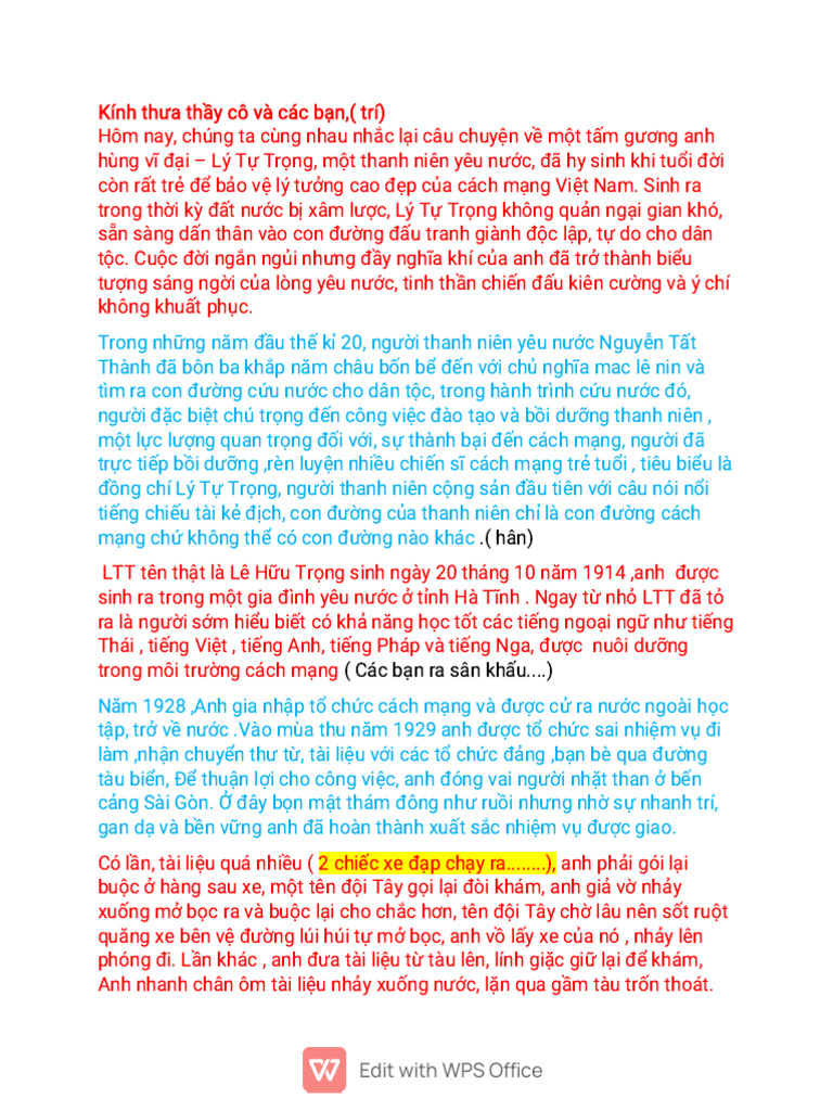 Thy Kể Chuyện LTT | PDF