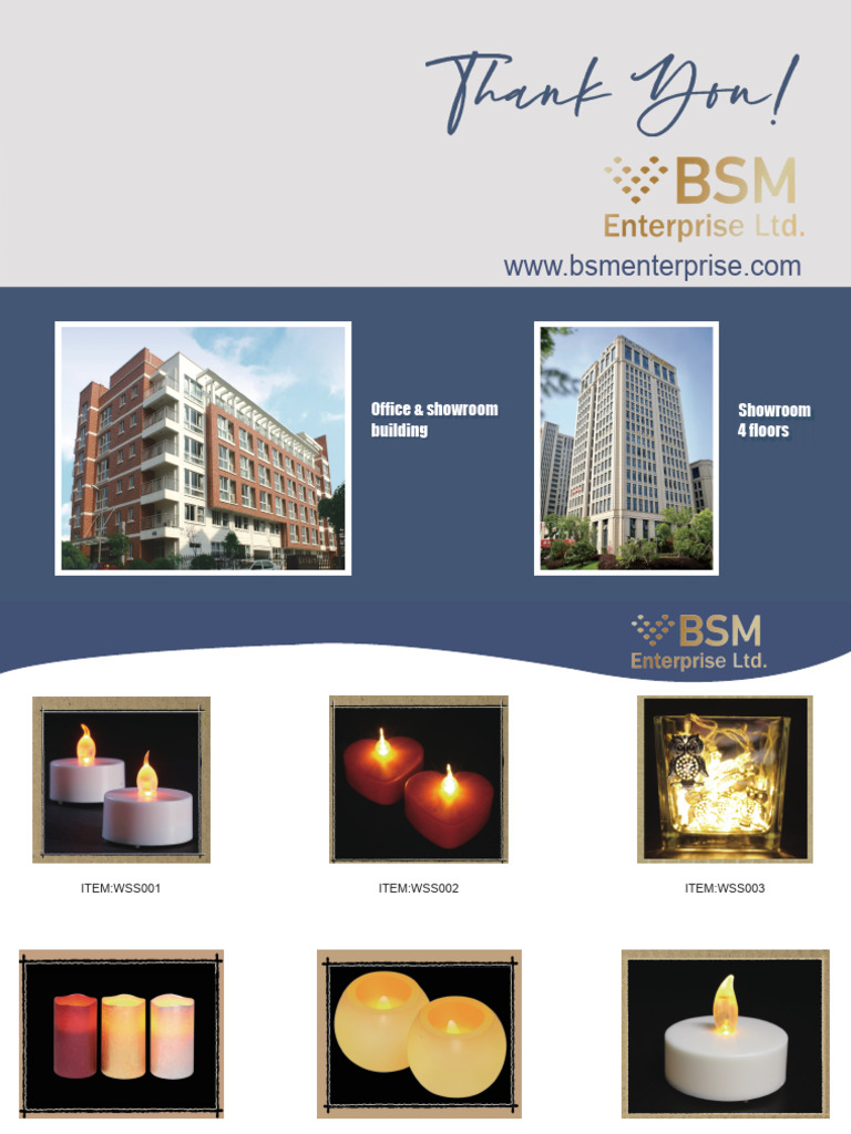 BSM Candle Lights. | PDF