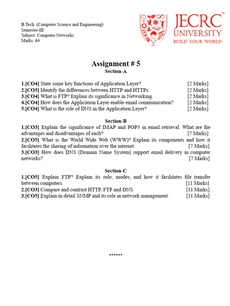 CN Assignment-5 | PDF
