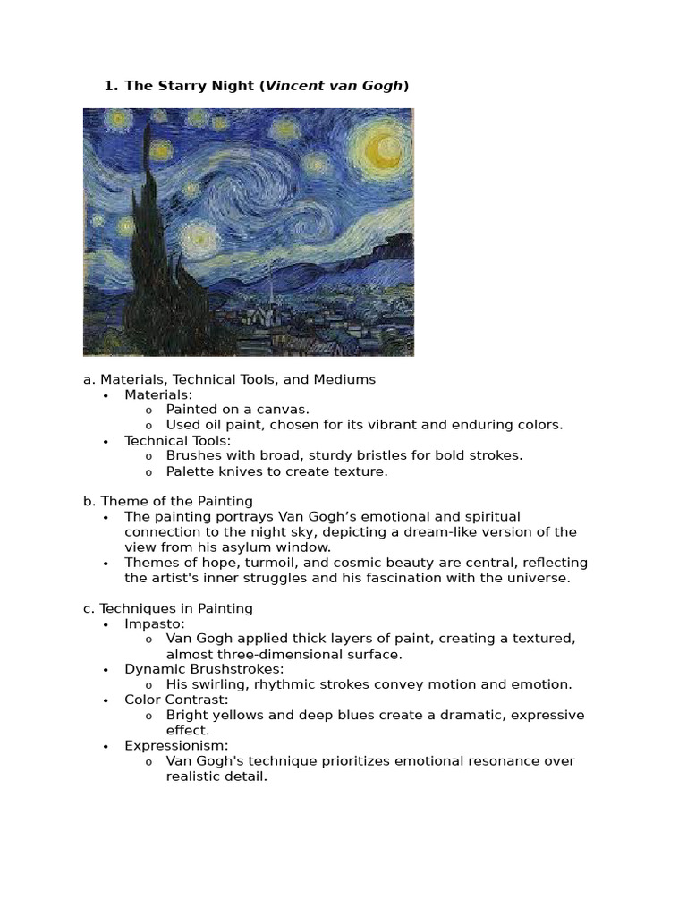 The Starry Night | PDF