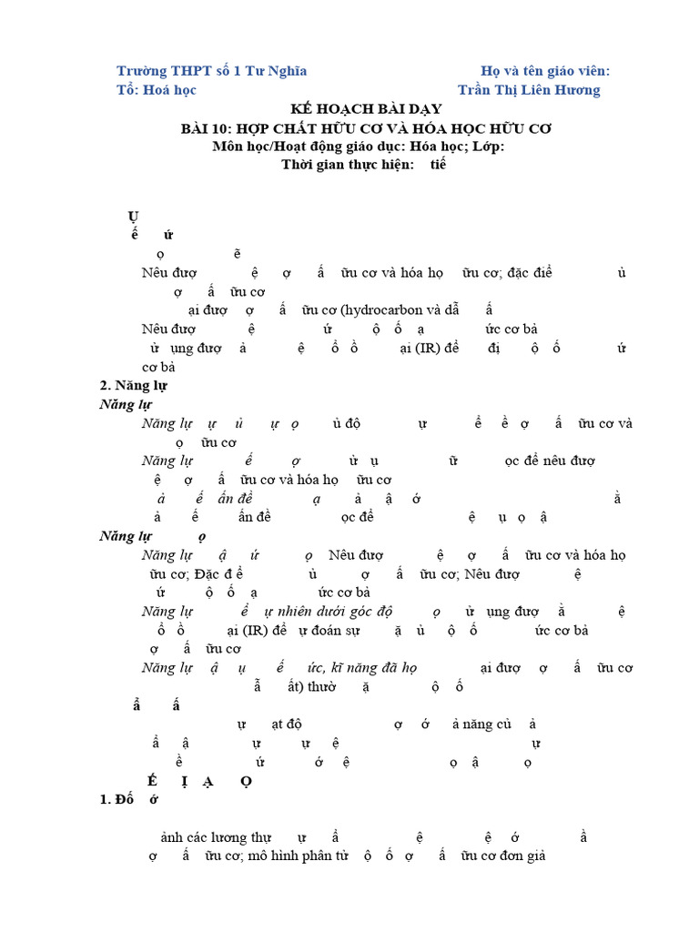 Hoa11 Bai10 Tiet 23 24 | PDF