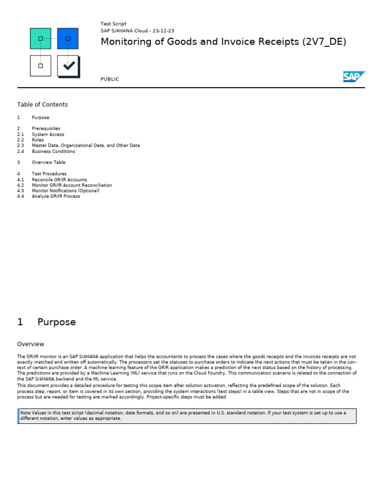 Monitoring of Goods and Invoice Receipts | PDF | Receipt | Invoice