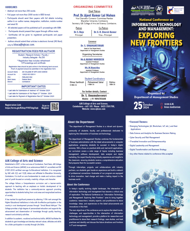 National Conference on IT and Management | PDF