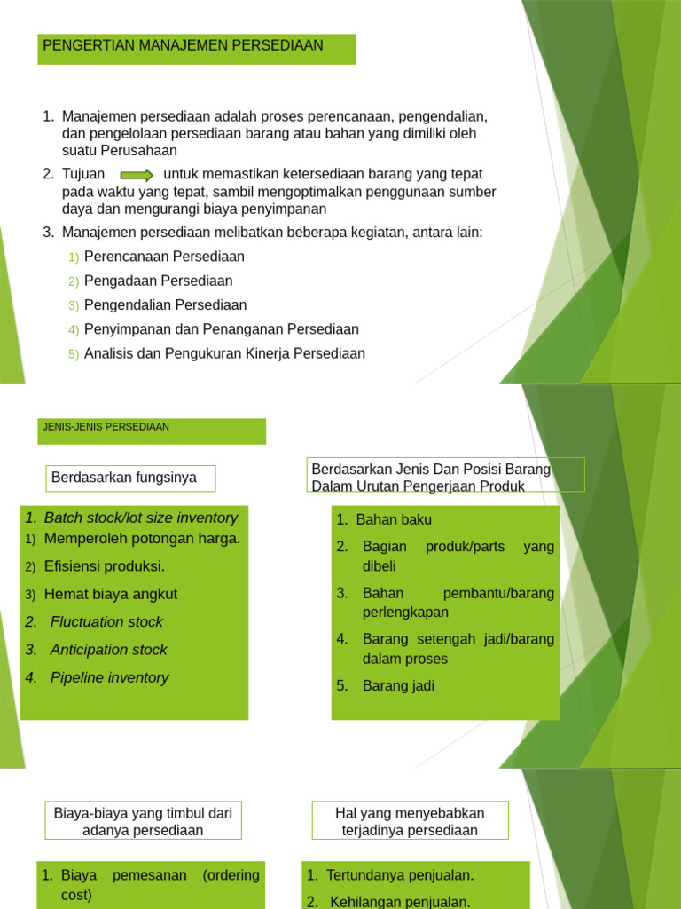 Manajemen Persediaan | PDF