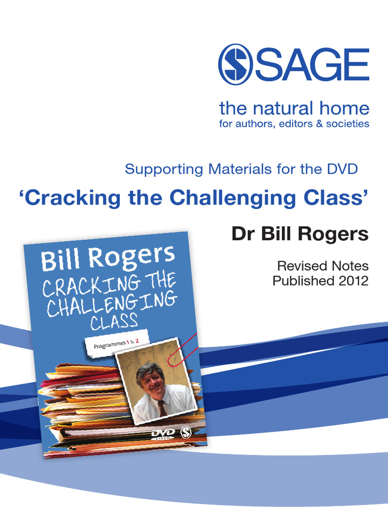 ELT, Cracking The Challenging Class | PDF | Teachers | Psychological ...