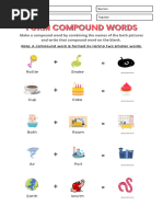 Rainbow Compound Words Activity | PDF | Language Arts & Discipline