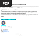 BCCI Rules and Regulations Overview | PDF | Cricket | Ball And Bat Games