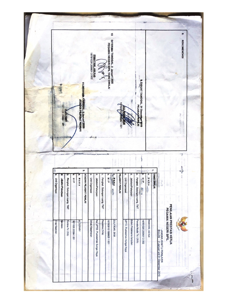 DITERIMA TANGGAL, 2 Januari 2020 | PDF