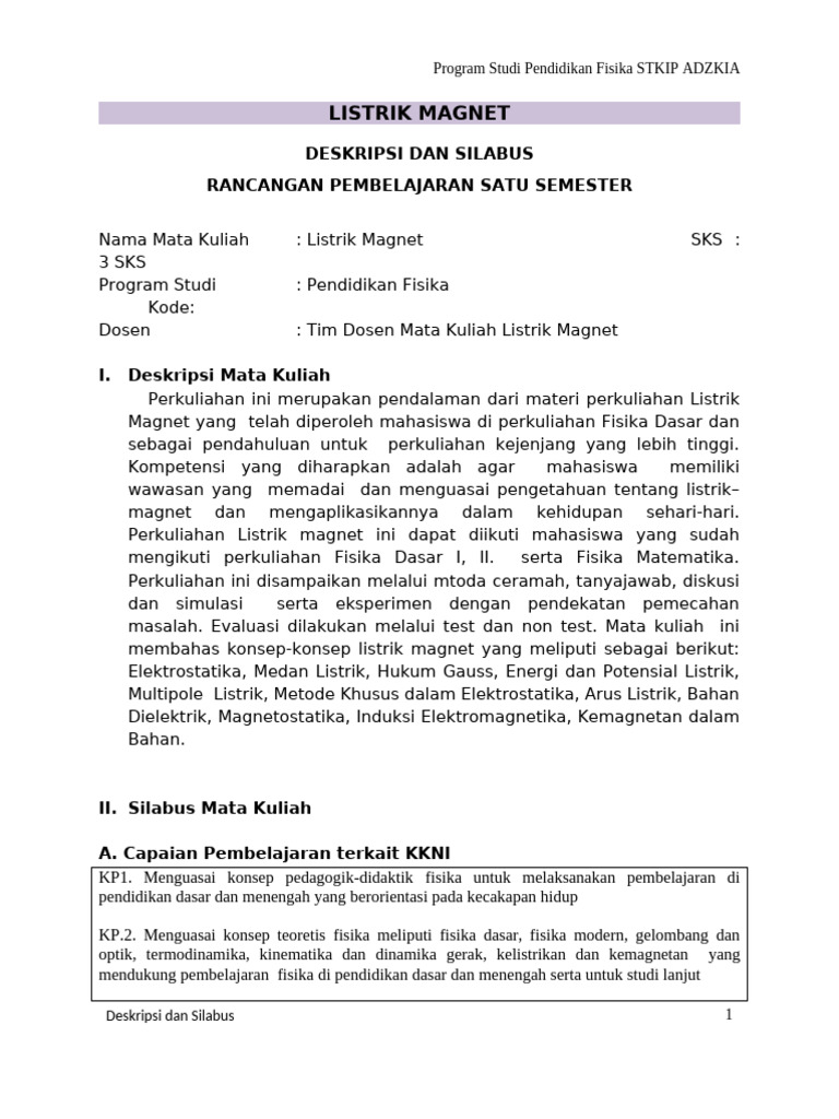 RPS Listrik Magnet | PDF