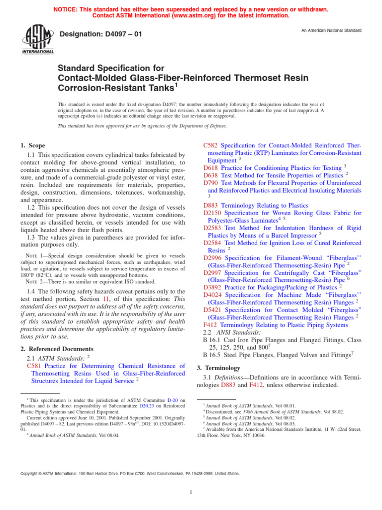 Contact-Molded Glass-Fiber-Reinforced Thermoset Resin Corrosion ...