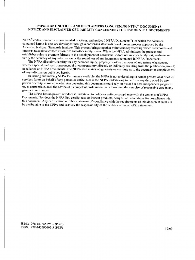 NFPA 12 - Standard On Carbon Dioxide Extinguishing Systems (2011) | PDF