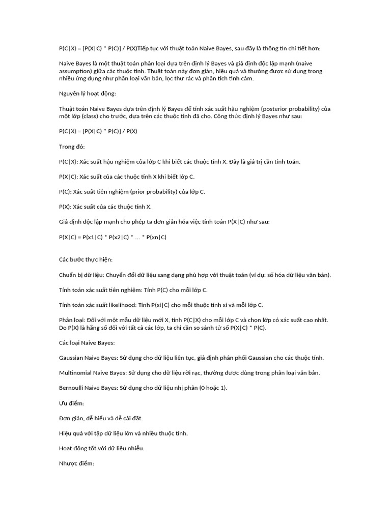 Phuong Thu Nativebayes | PDF